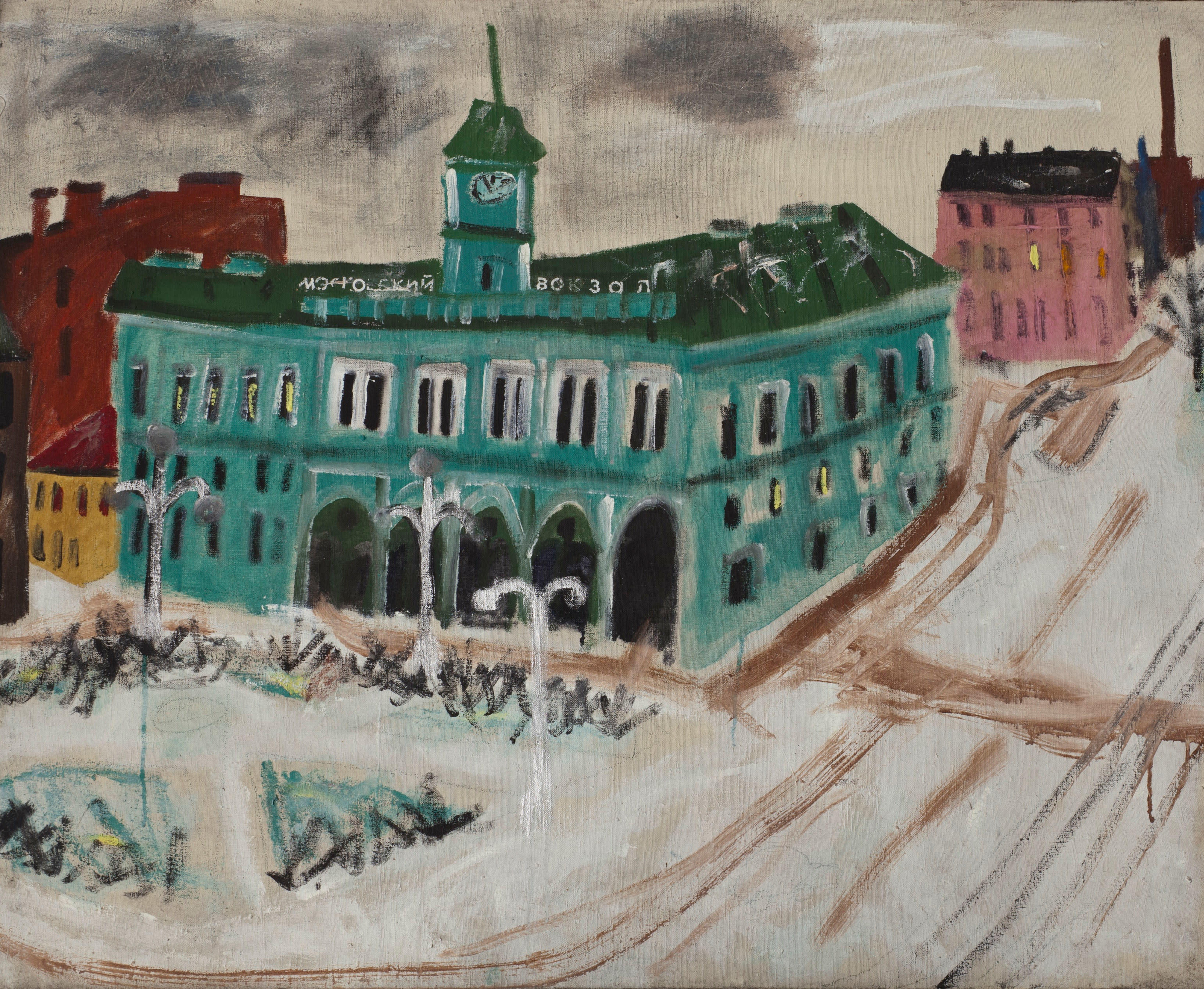 Ivan Sotnikov, Moscow railway station